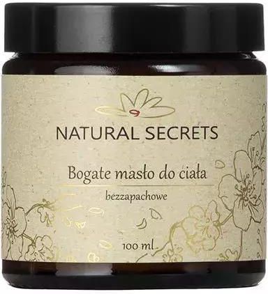 Natural Secrets Bogate Masło Do Ciała Bezzapachowe 100 ml - Opinie i ...