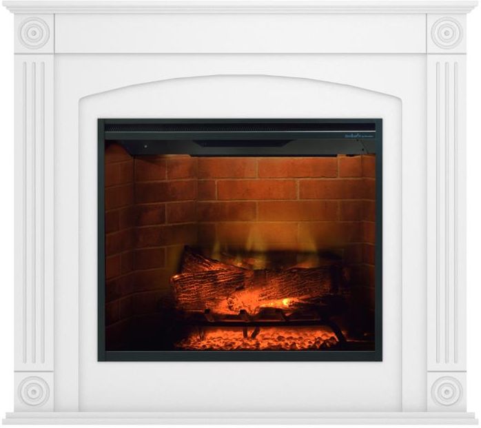 Kominek elektryczny Warmtec Atrato wkład Dimplex 30 Revillusion - biały ...