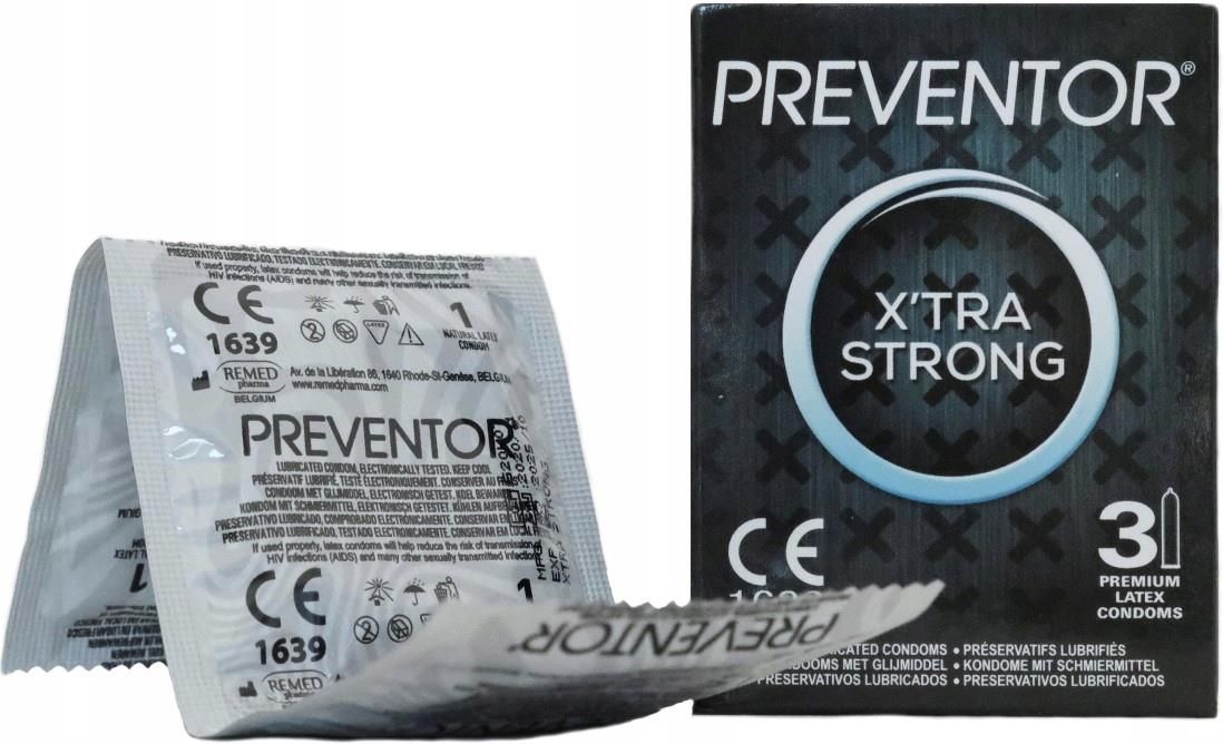 Preventor X'tra Strong do seksu analnego 3szt. - Ceneo.pl
