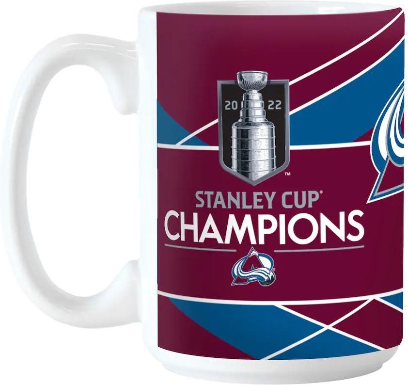 Colorado Avalanche Kubek 2022 Stanley Cup Champions 15Oz. Sublimated ...