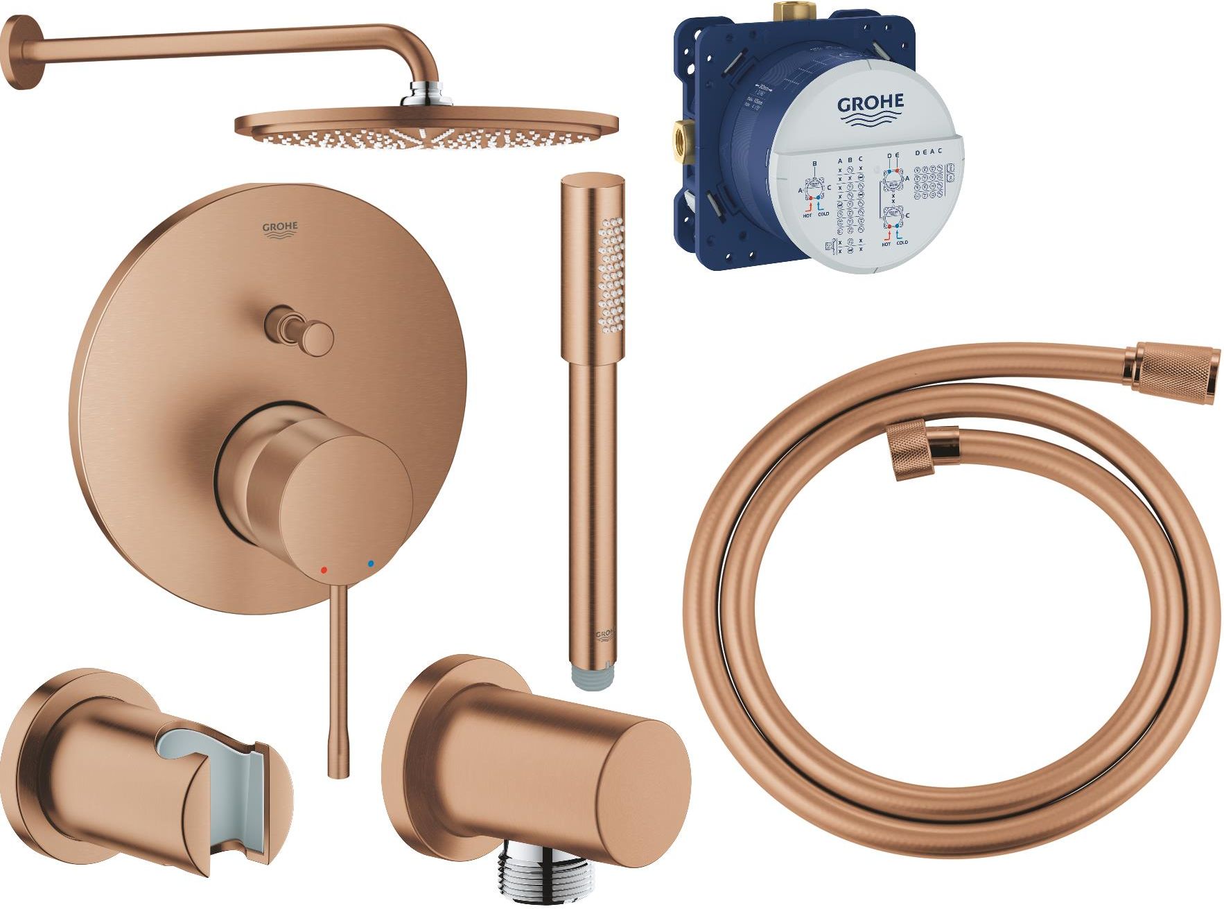 Zestaw prysznicowy Grohe Essence GROHEPGC44 - Opinie i ceny na Ceneo.pl