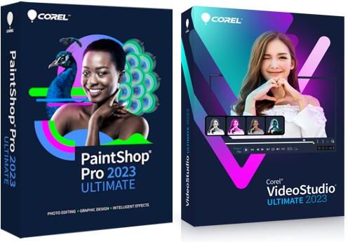 PaintShop® Pro 2023 Ultimate + VideoStudio® 2023 Ultimate bundle - lic ...