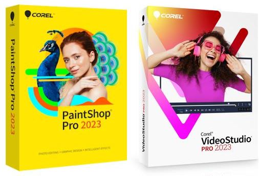 PaintShop® Pro 2023+ VideoStudio® 2023 bundle - lic. wiecz., elektr ...