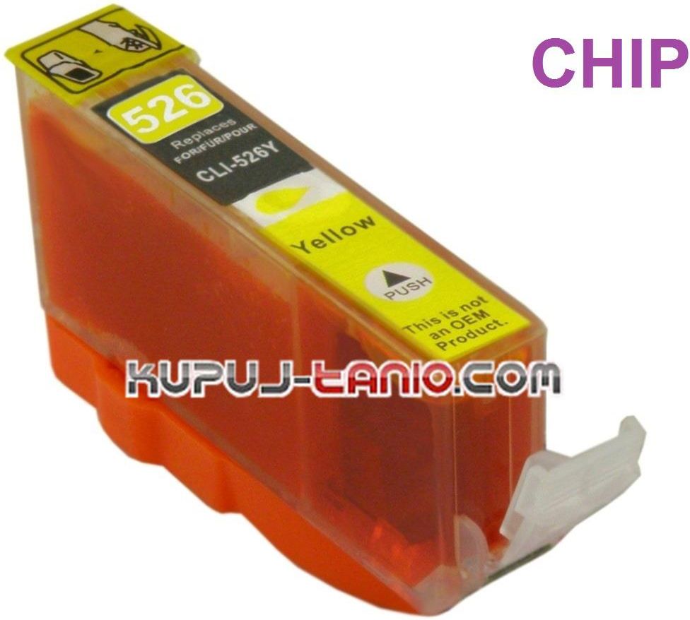 Tusz CLI-526Y tusz do Canon (z chipem, Celto) tusz do Canon MG5250 ...