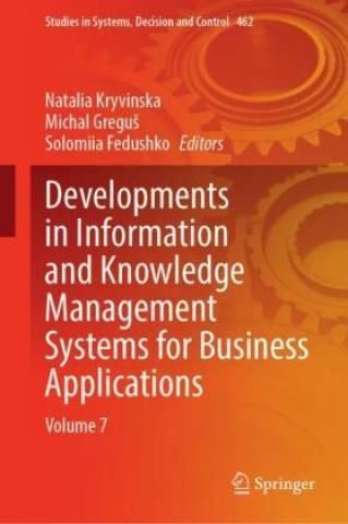 Developments in Information and Knowledge Management Systems for ...