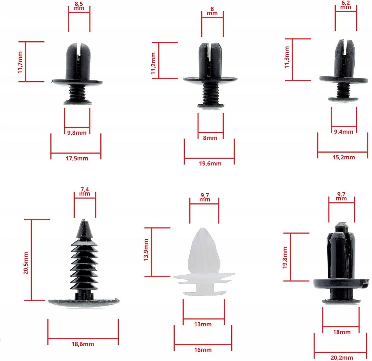 SPINKI KLIPSY KOŁKI WARSZTATOWE DO SAMOCHODU 100EL - Opinie i ceny na ...