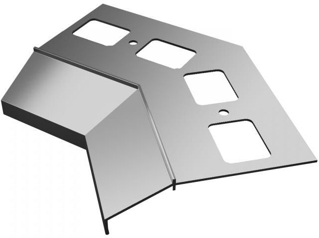 Nw 100/135 Narożnik Balkonowy Wewnętrzny Grafitowy Ral 7024 (7201 ...