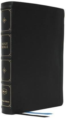 Nkjv, Large Print Thinline Reference Bible, Blue Letter, MacLaren Series, Leathersoft, Black ...