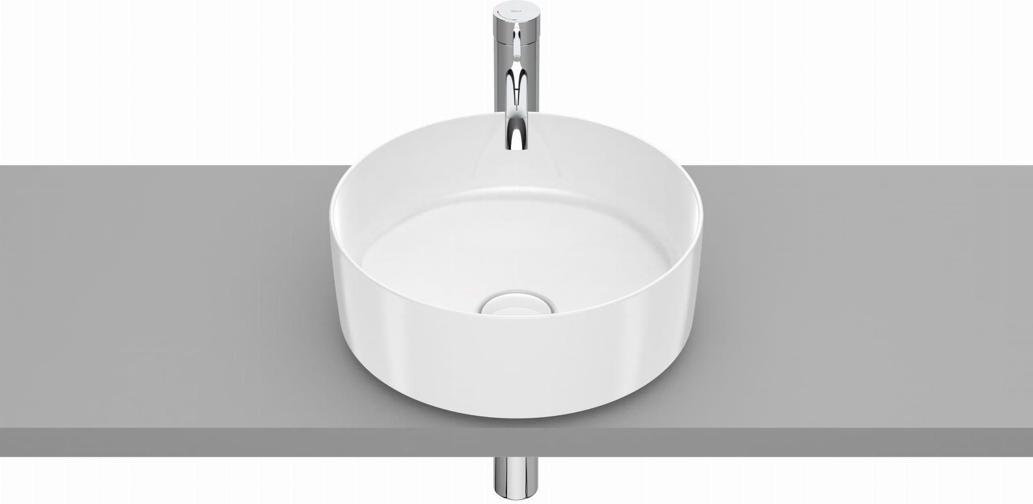 Umywalka Roca Inspira Round Fineceramic 37X37 Nablatowa A327523000 ...