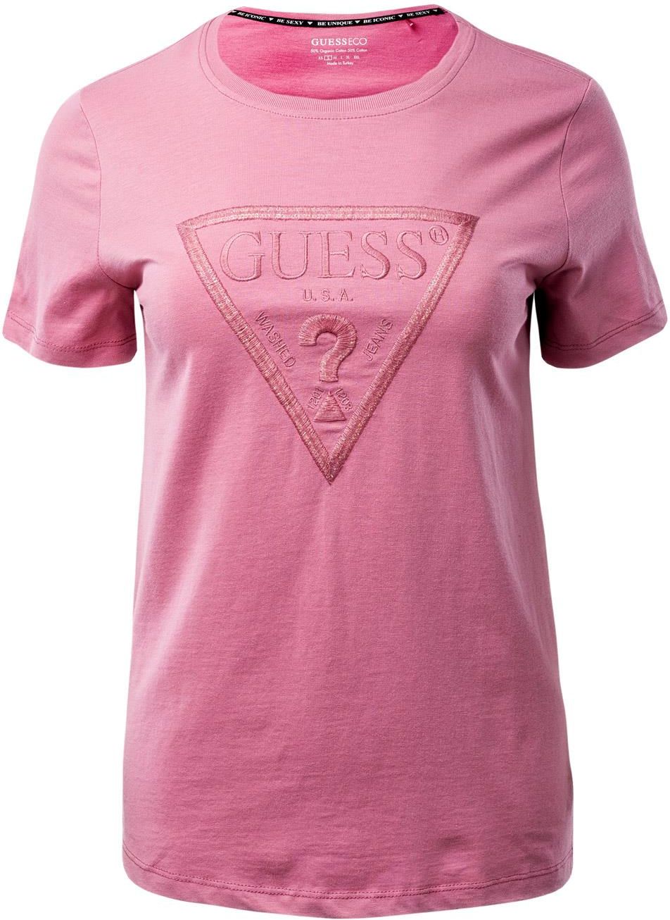 Damska Koszulka z krótkim rękawem Guess SS CN Angelina Tee W3Ri19I3Z14 ...