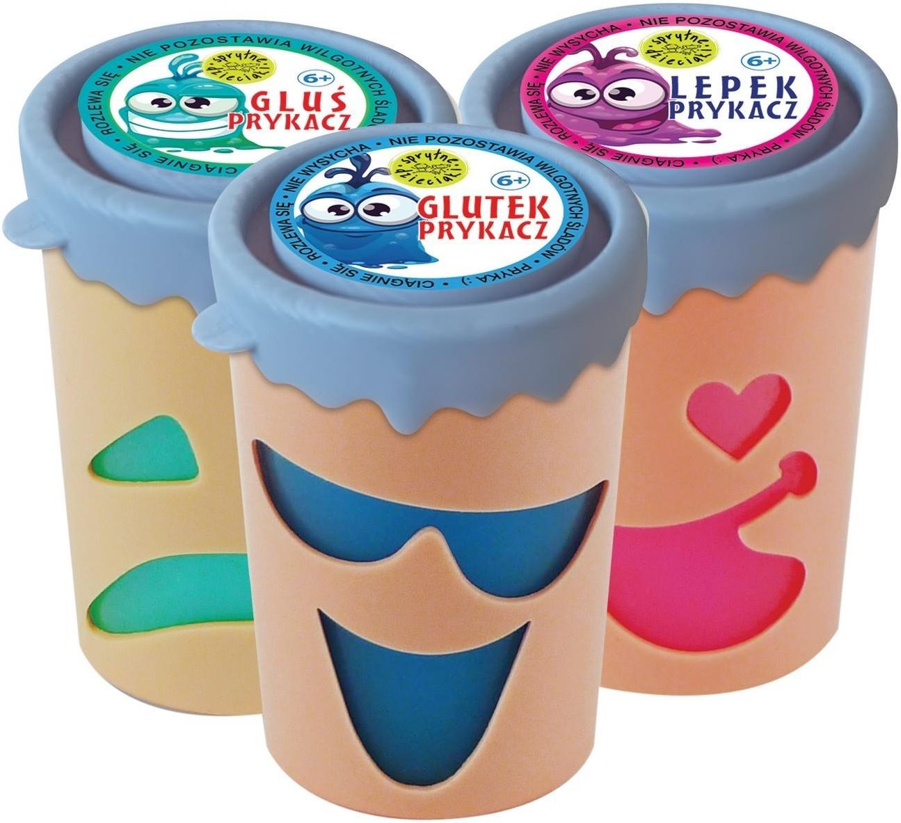 Chlapu Chlap Sprytne Dzieciaki Masa Plastyczna Gluś Prykacz Zielona 90G ...