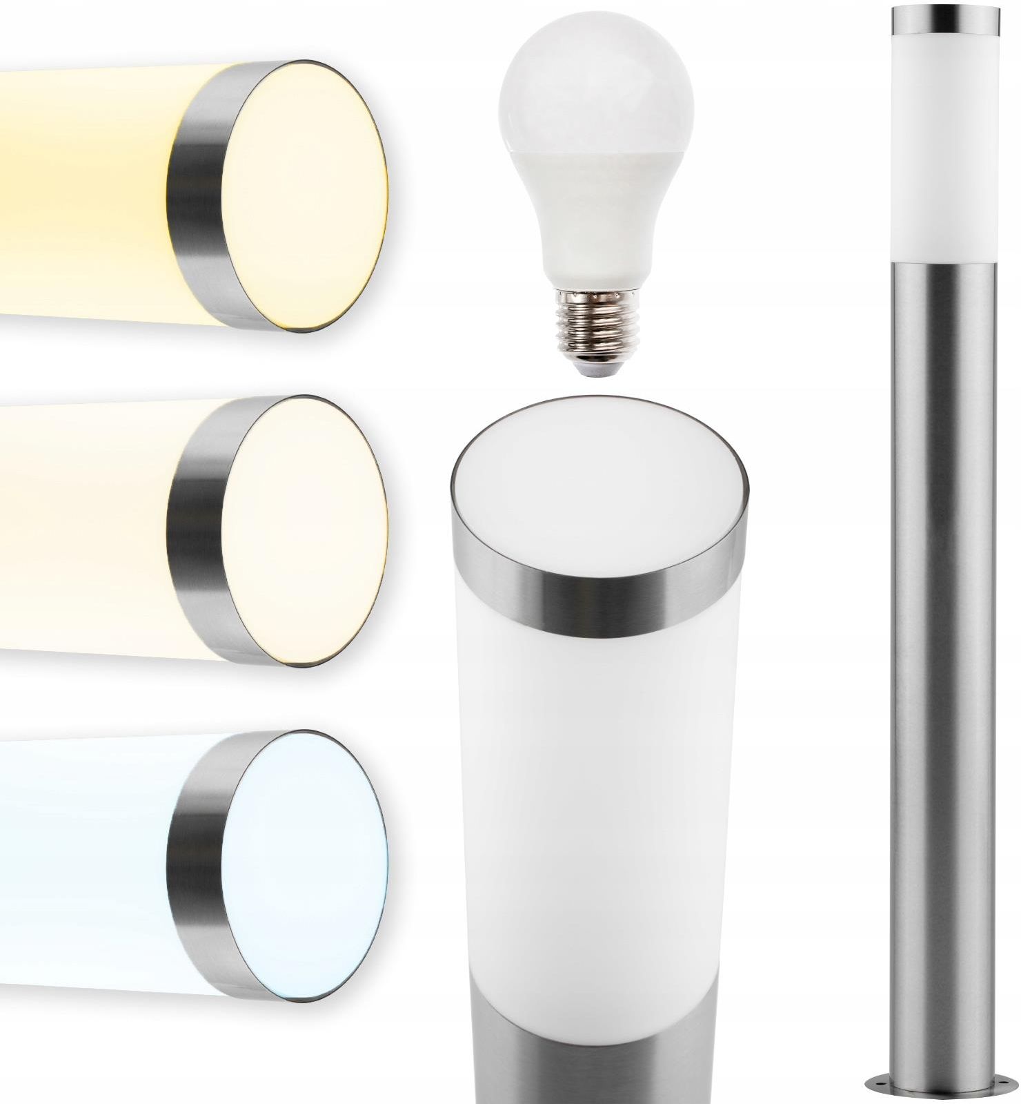 Lampa Ogrodowa Stojąca Słupek 1M Led E27 10W - Ceny i opinie - Ceneo.pl