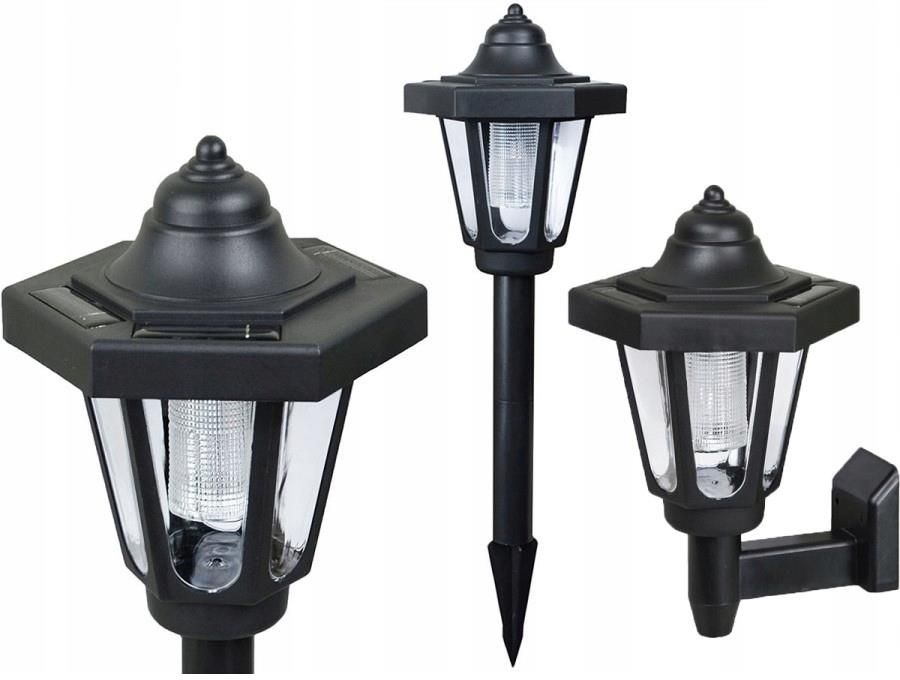 Lampa Wbijana I Kinkiet Ogrodowa Solarna Led Retro - Ceny i opinie - Ceneo.pl