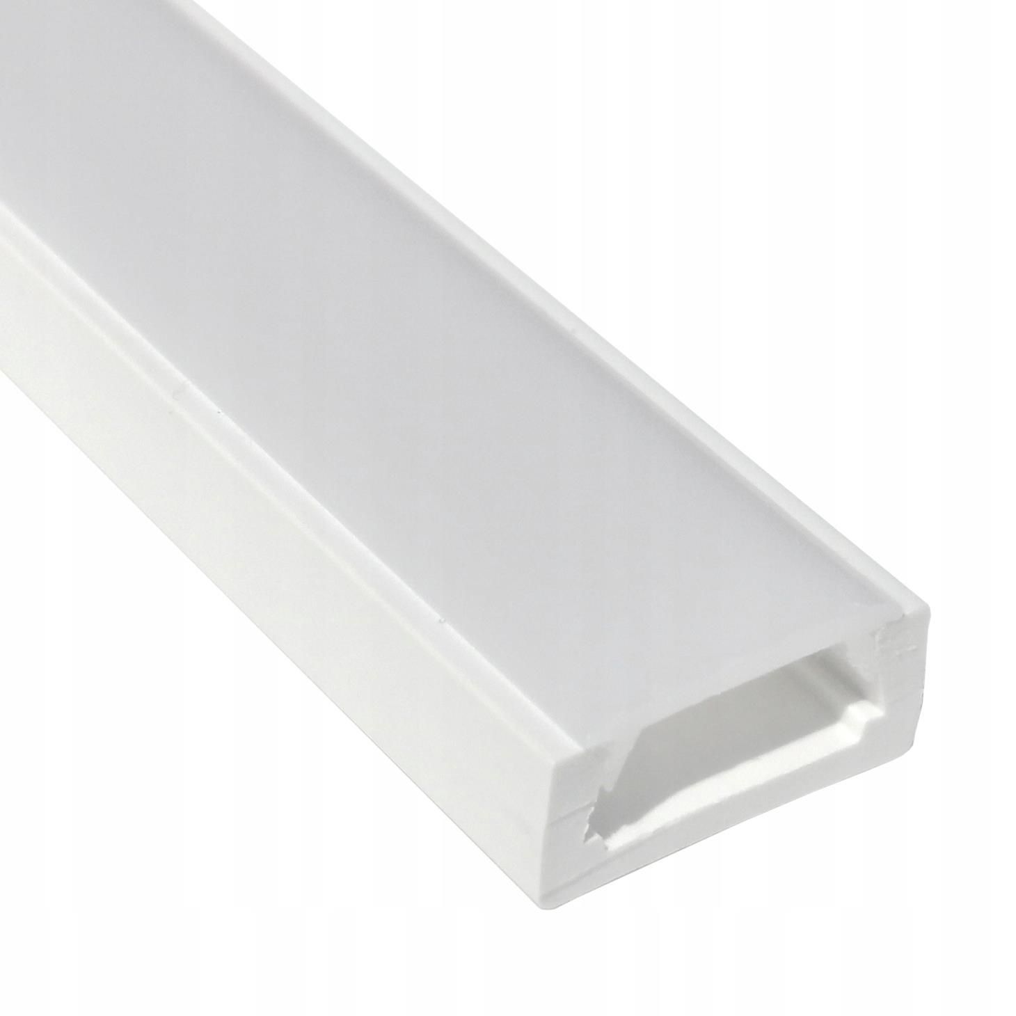 Media-Comp Profil Pcv Z Kloszem Do Taśmy Led Typ Lu Biały 2M ...