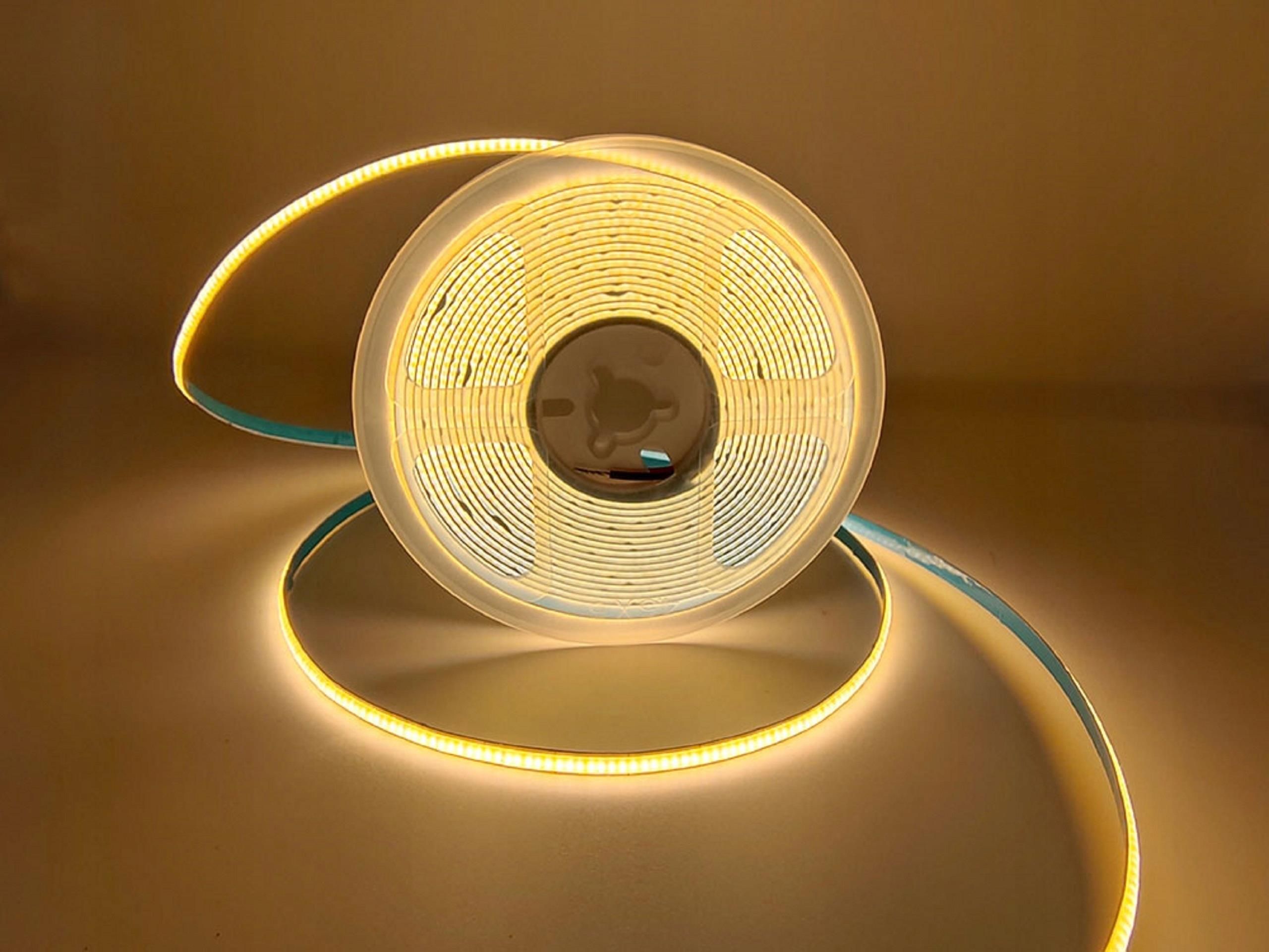 Feniks Taśma Led Cob 12V Neon Ciepły 1M Ciągła Linia ...