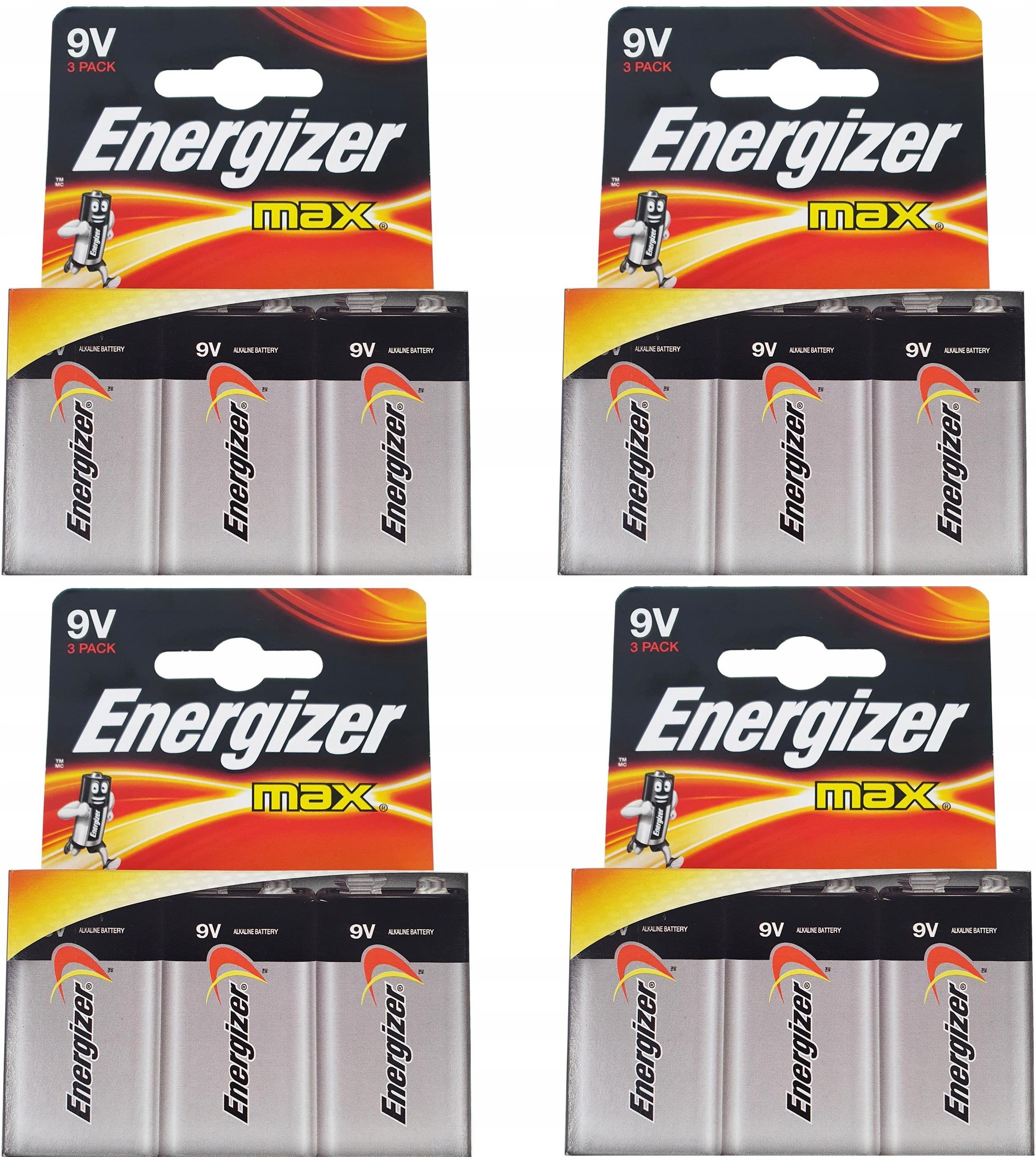Energizer 12X Bateria Alkaliczna Max 9V 6F22 6Lr61 - Ceny i opinie na ...