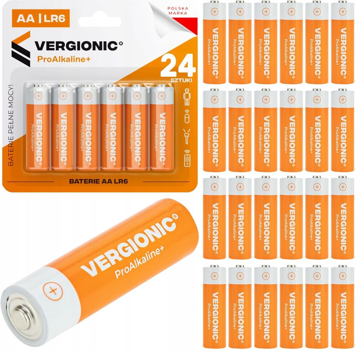 Vergionic Baterie Aaa Paluszki Lr03 R03 Vergonic Alkaliczne - Ceny i ...