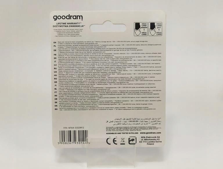 Karta Pami ci Do Aparatu Kingston Karta Pami ci Goodram Microsdhc 32Gb Karta Pami ci Do Aparatu Kingston Karta Pami ci Goodram Microsdhc 32Gb