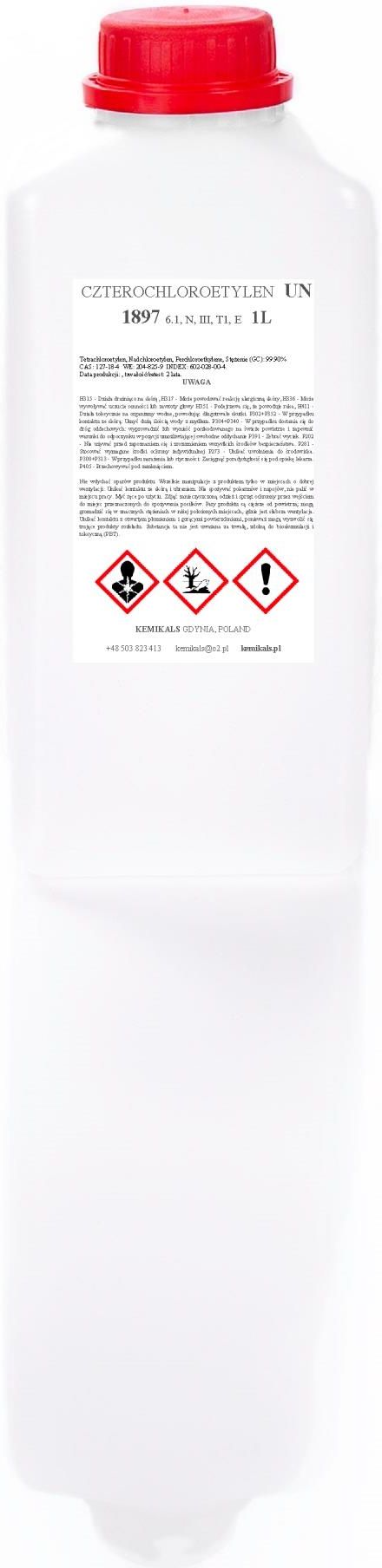 Kemikals Czterochloroetylen 1L Tetrachloroetylen Perch - ceny i opinie ...