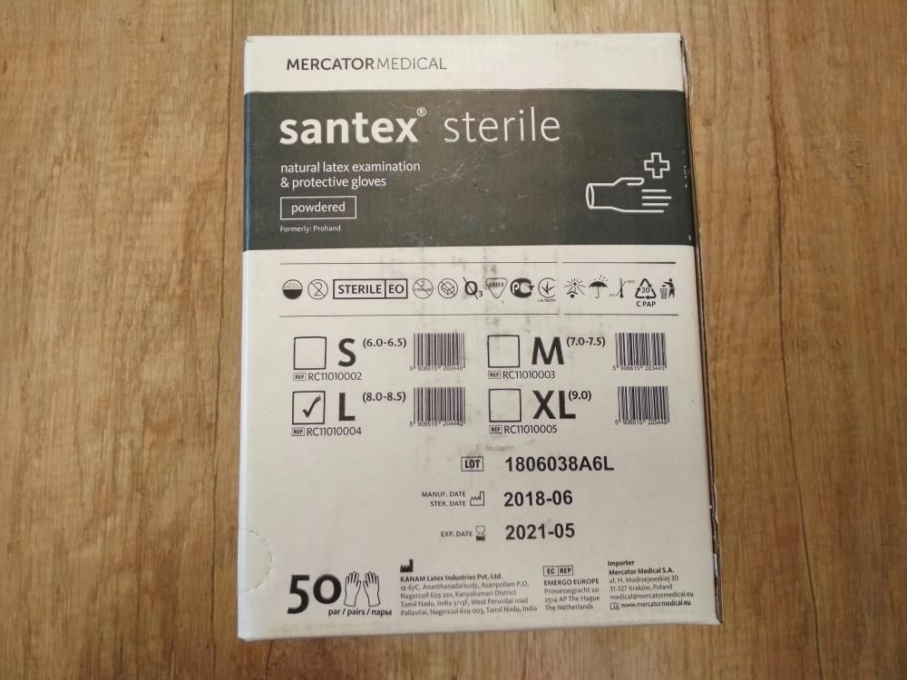 Mercator Medical Rękawiczki Rękawice Santex Sterile Pp 9 Xl 50 Par - Ceny i opinie - Ceneo.pl