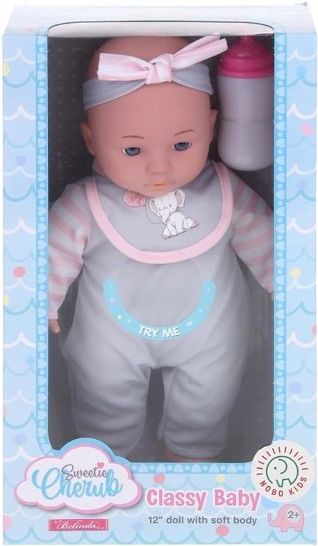 Lalka Nobo Kids Lalka Bobas Miękka Przytulanka Mówi Mama Tata 30Cm ...