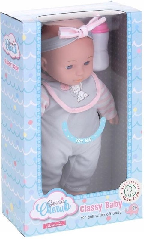 Lalka Nobo Kids Lalka Bobas Miękka Przytulanka Mówi Mama Tata 30Cm ...