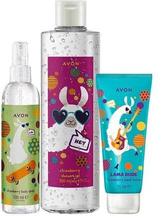 Avon Kids Zestaw Dla Dzieci Zabawna Lama Truskawka 3w1 425Ml - Ceny i ...