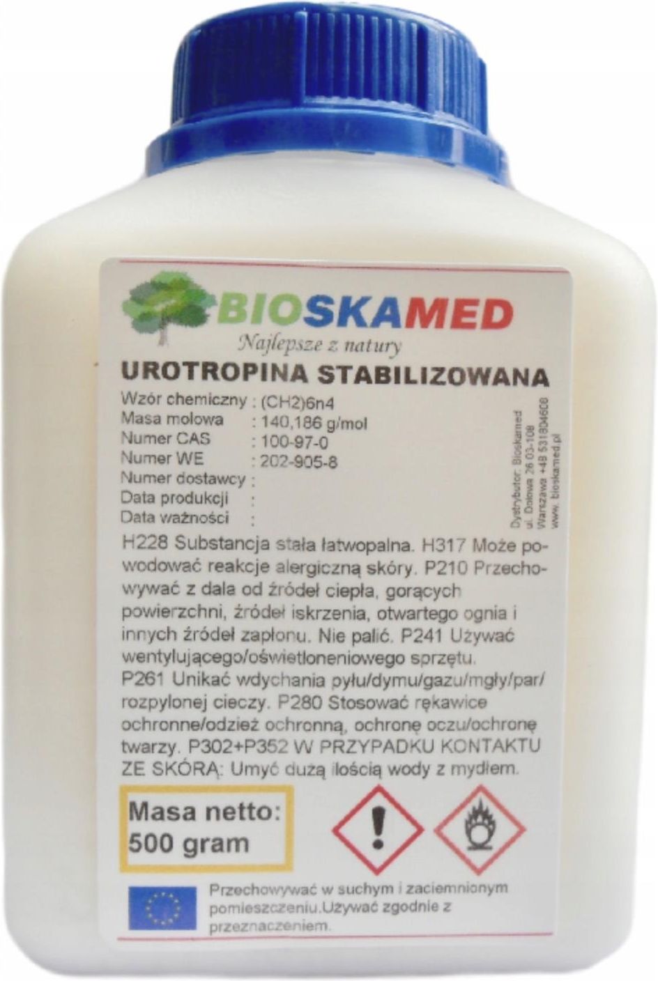 Urotropina Czysta 500 Gram Bioskamed - ceny i opinie - Ceneo.pl