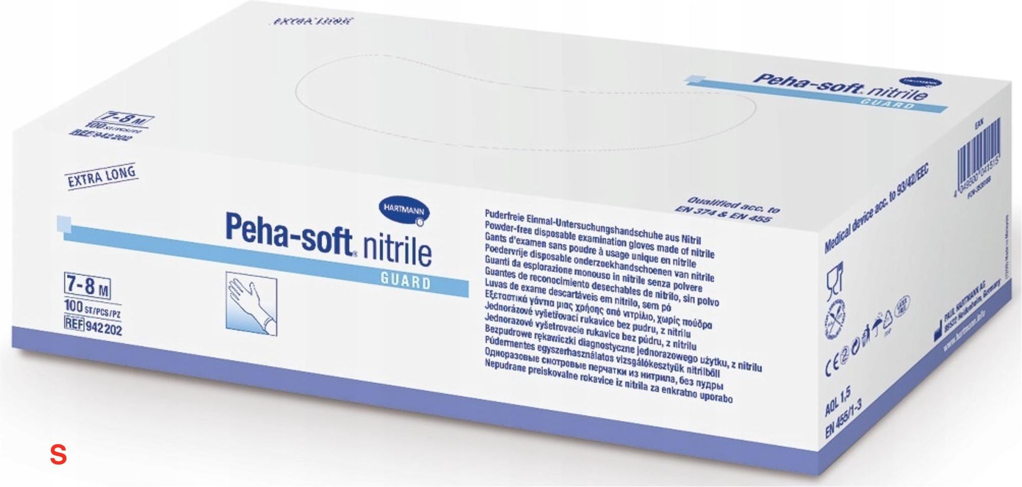 Rękawiczki nitrylowe Peha-soft nitrile guard 100 S - Ceny i opinie - Ceneo.pl