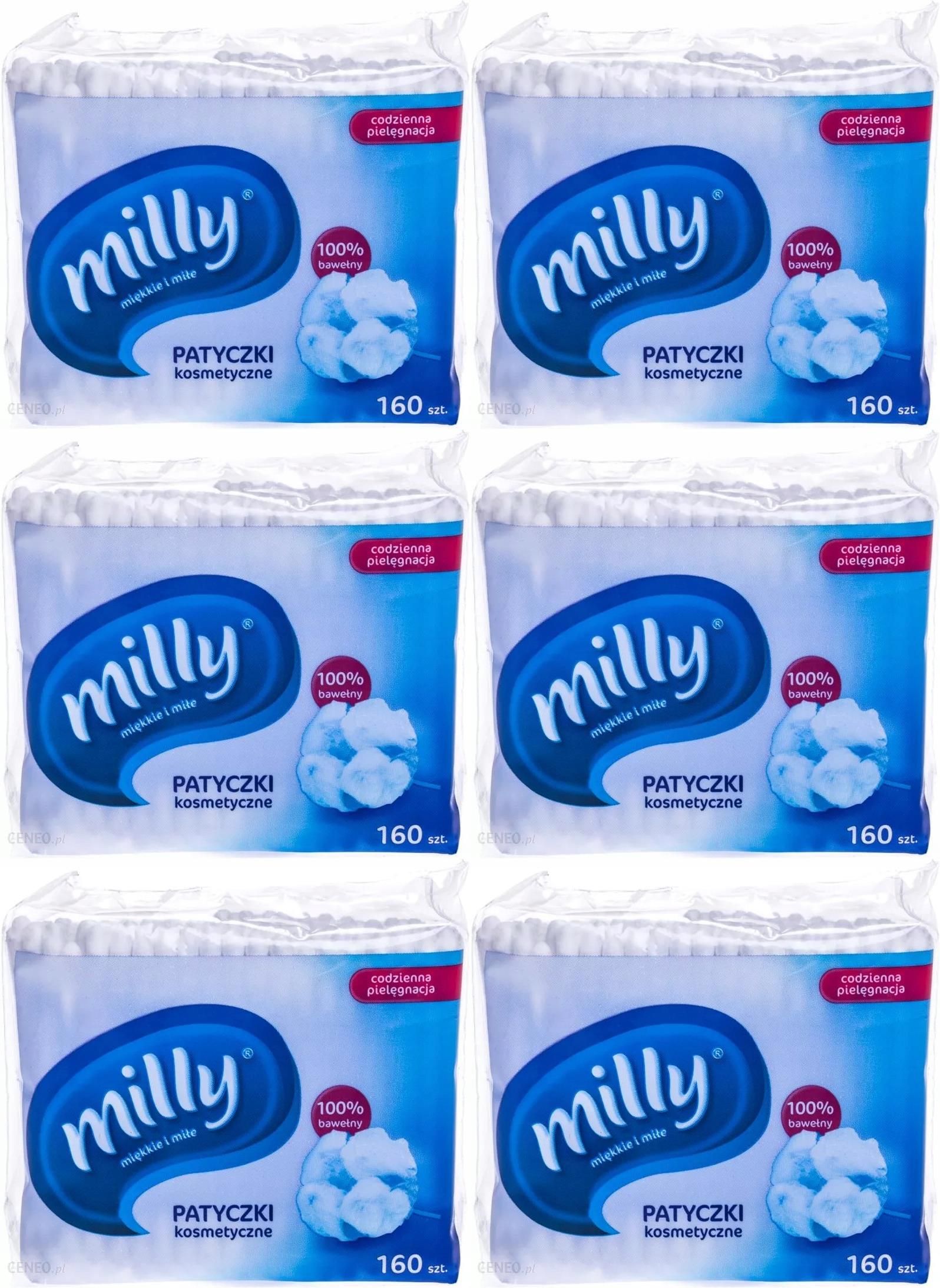 Milea Natural Folia Patyczki Kosmet 6x160 szt. - Opinie i ceny na Ceneo.pl