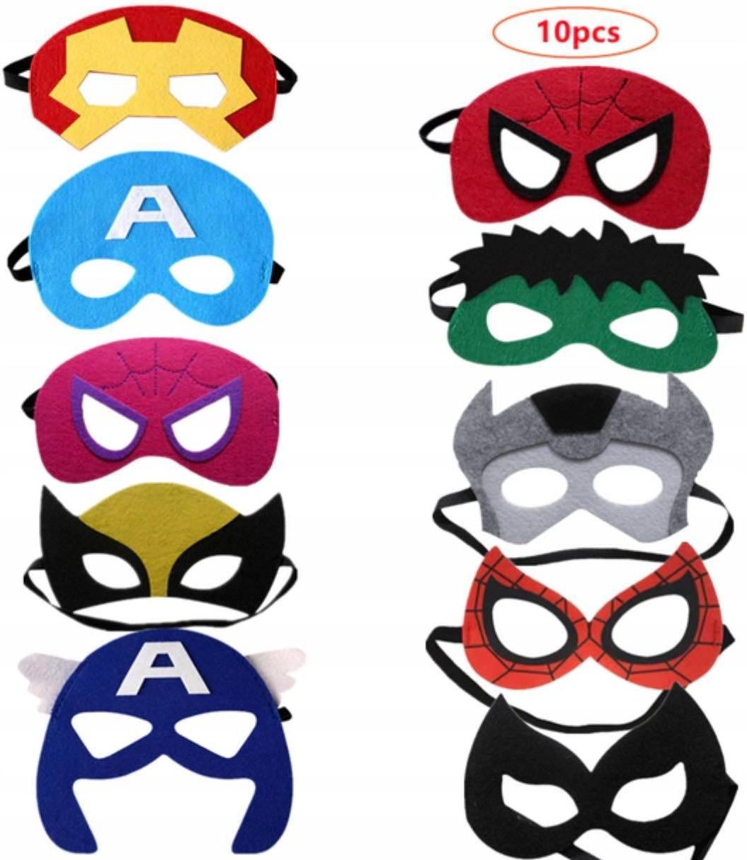 Superbohaterowskie Maski Filcowe Superhero Cospla - Ceny i opinie ...