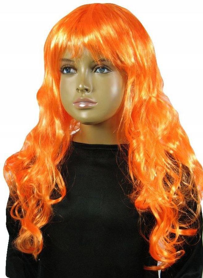 Peruka Ruda Rude Długie Kręcone Włosy - Ceny i opinie - Ceneo.pl