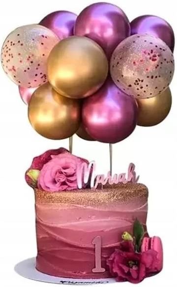 Topper Balony Fioletowe Dekoracja Na Tort 807 - Ceny i opinie - Ceneo.pl