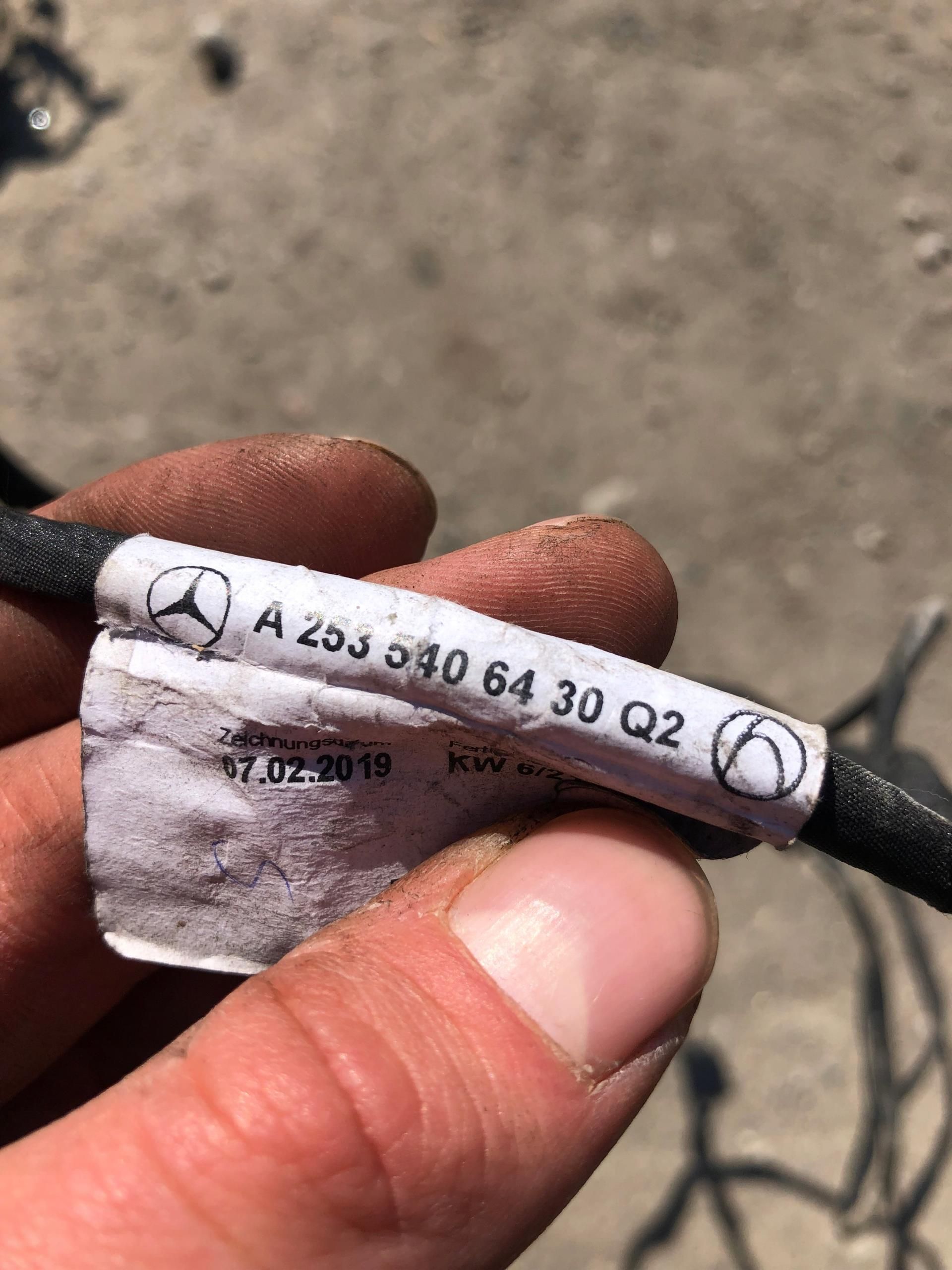 Mercedesbenz Mercedes Glc Wiązka Przewodó Zderzaka P 2535406430 ...