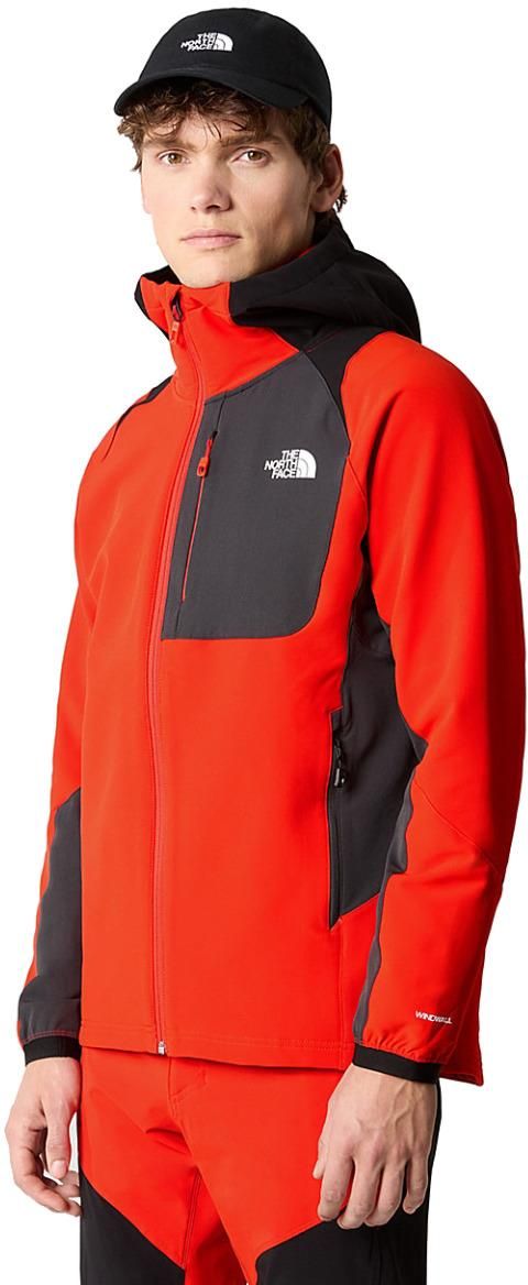 The North Face Kurtka Męska Ao Softshell Hoodie Fiery Red Asphalt Grey ...