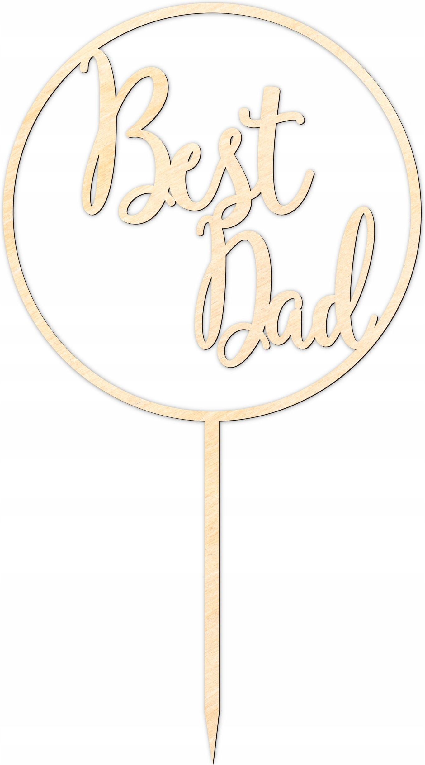 Topper na tort Best Dad Dekoracja - Ceny i opinie - Ceneo.pl