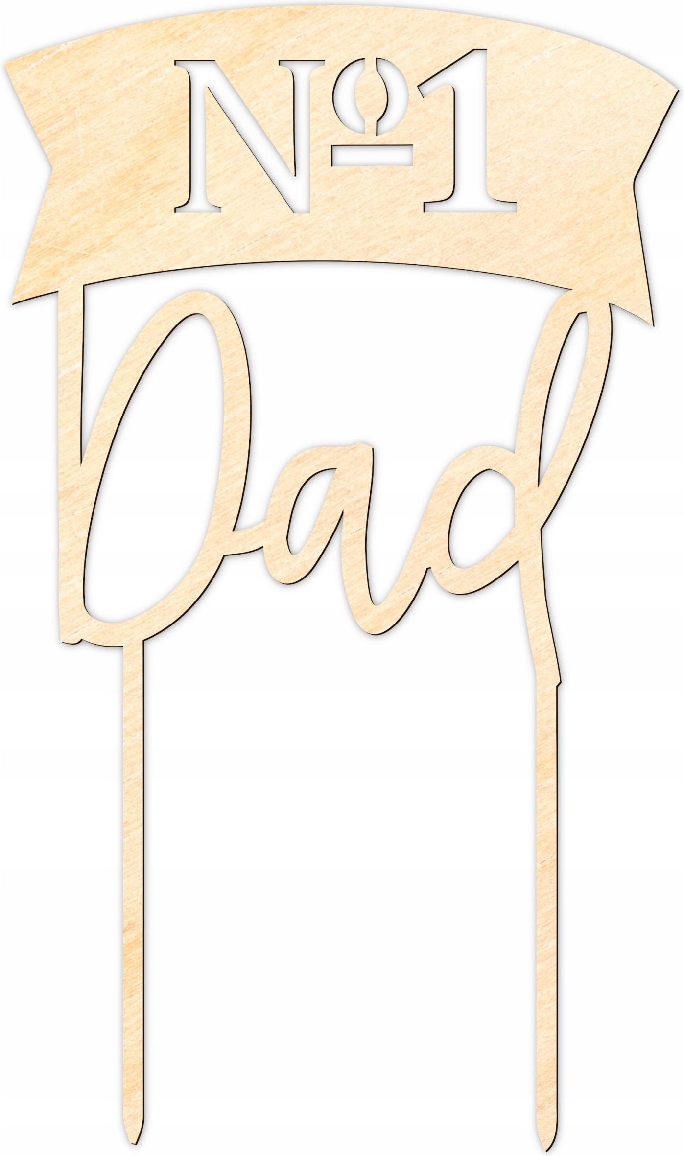 Topper na tort No1 Dad Dekoracja - Ceny i opinie - Ceneo.pl