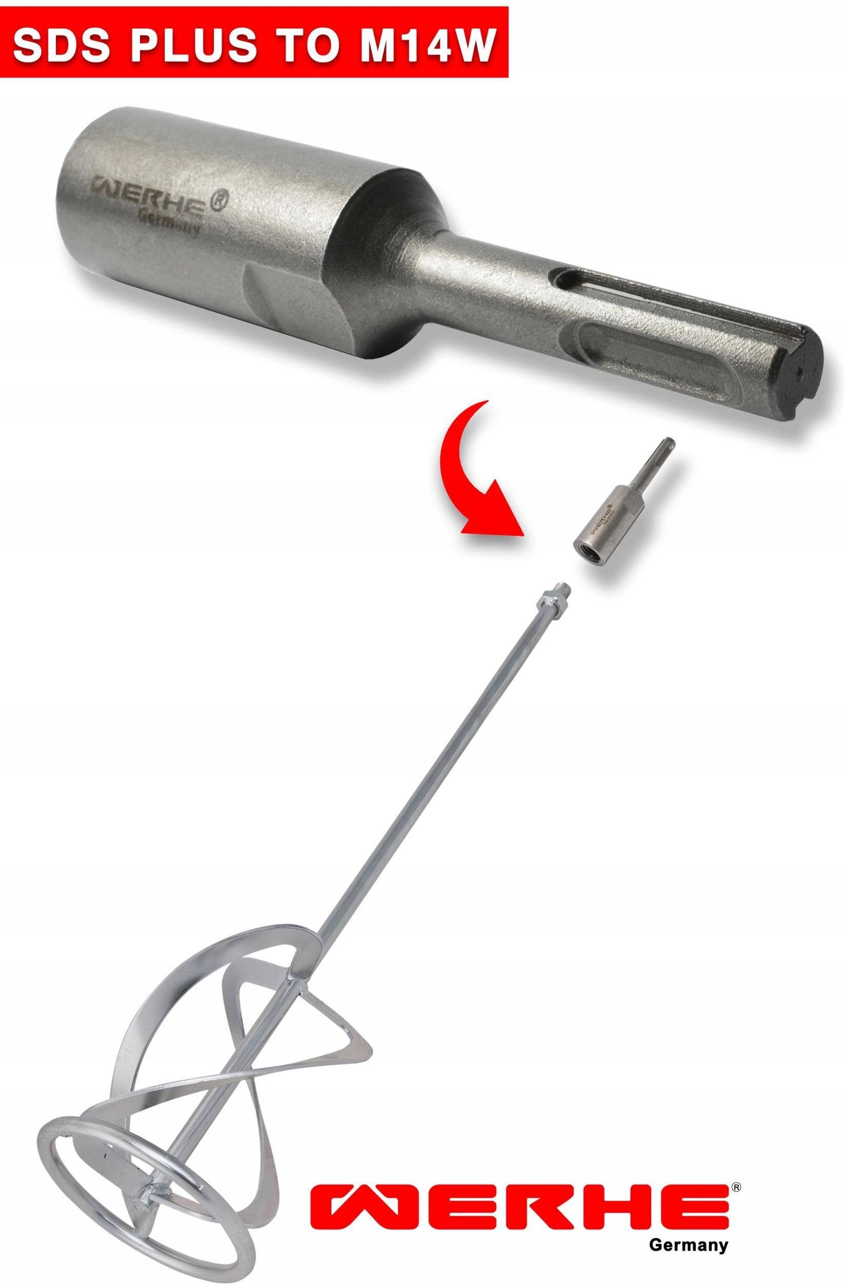 Mieszadło Werhe Adapter Sds Plus Do M14 W wewnętrzny 19194 - Opinie i ...