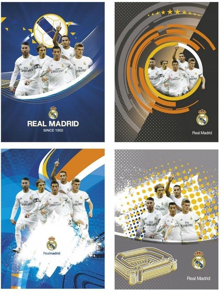 Astra Zeszyt A5 16K Trzy Linie Real Madrit 2 20szt. Mix - Ceny i opinie ...