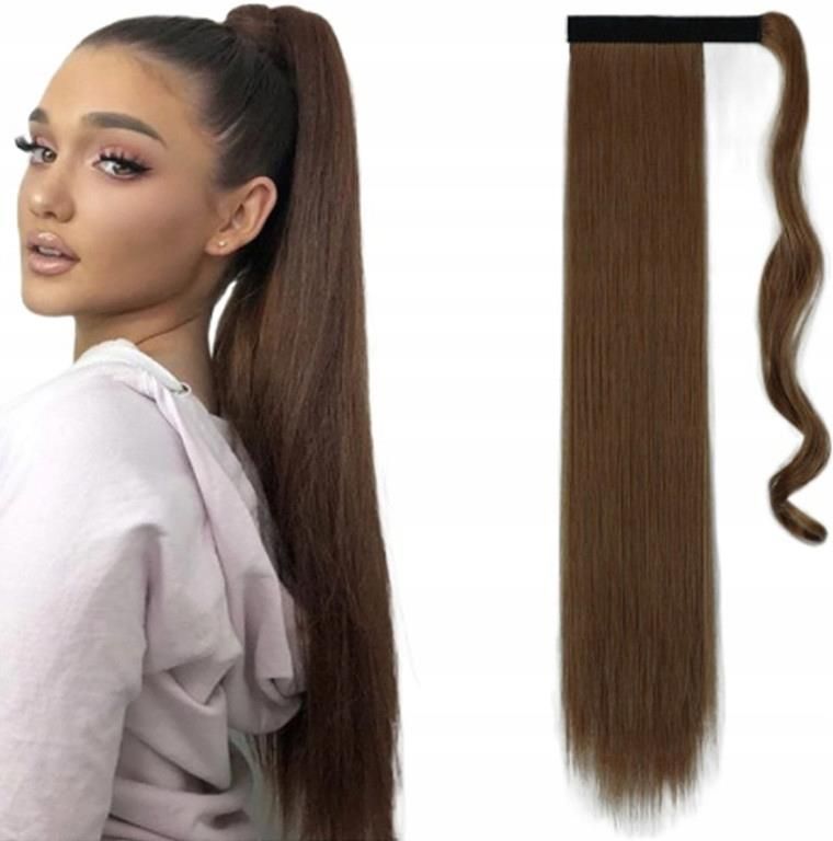 Doczepiany Kucyk Kitka Dopinka Włosy Proste 60Cm - Ceny i opinie - Ceneo.pl