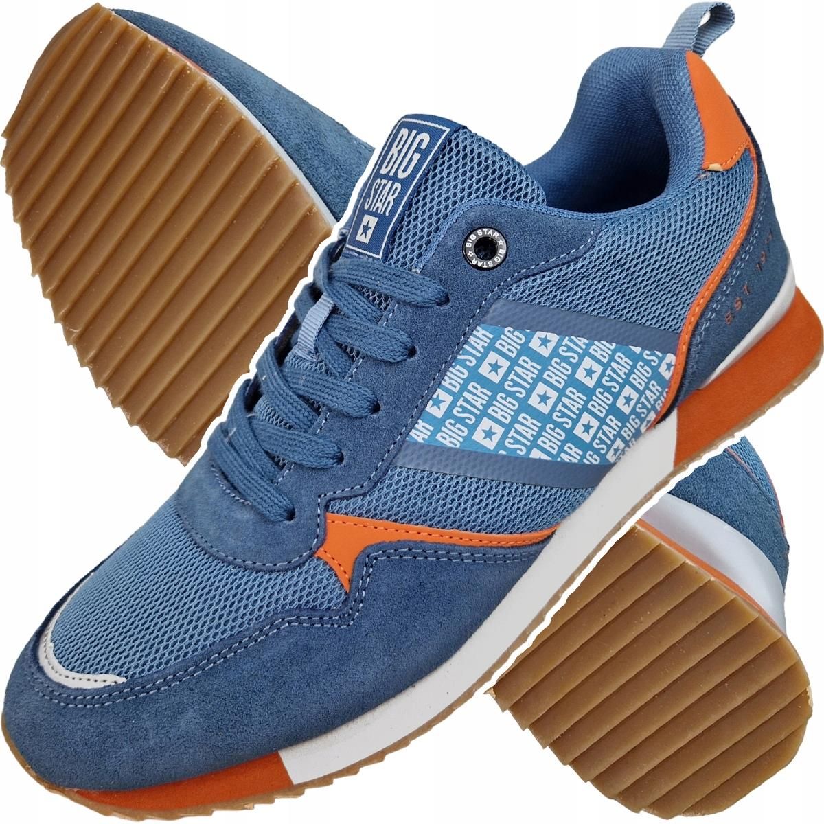 Buty Big Star męskie niebieskie sportowe JJ174396 - Ceny i opinie ...