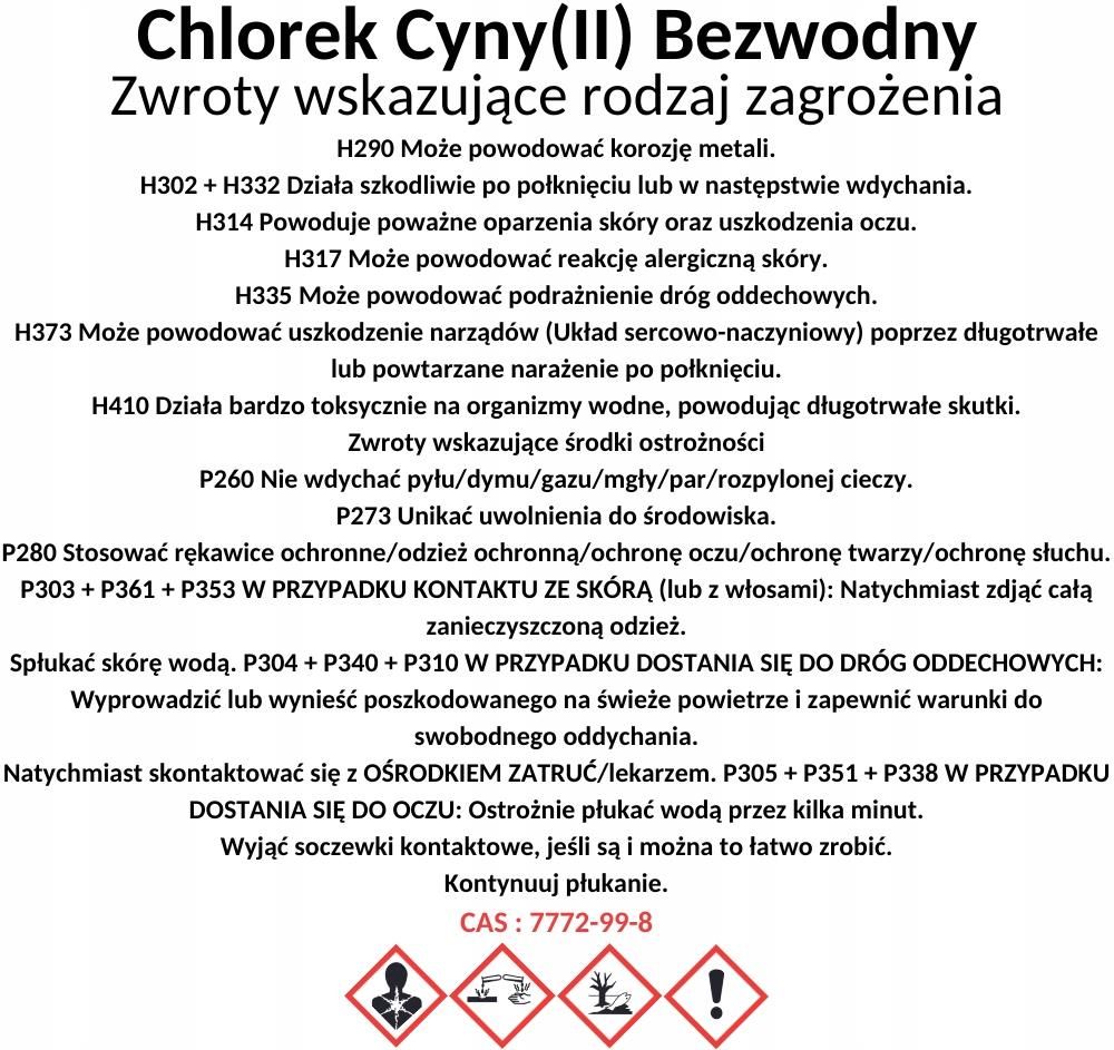 Chlorek Cyny Bezwodny (Ii) 250G - ceny i opinie - Ceneo.pl