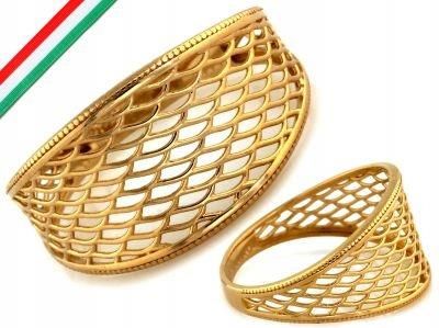 Złoty pierścionek 585 Szeroki Ażurowy 1,67g - Ceny i opinie - Ceneo.pl