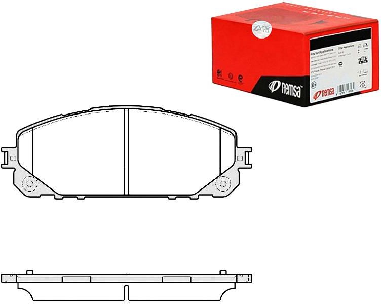 Klocki hamulcowe Remsa Klocki Hamulcowe 68212327Ab 68212327Aa 68227 ...