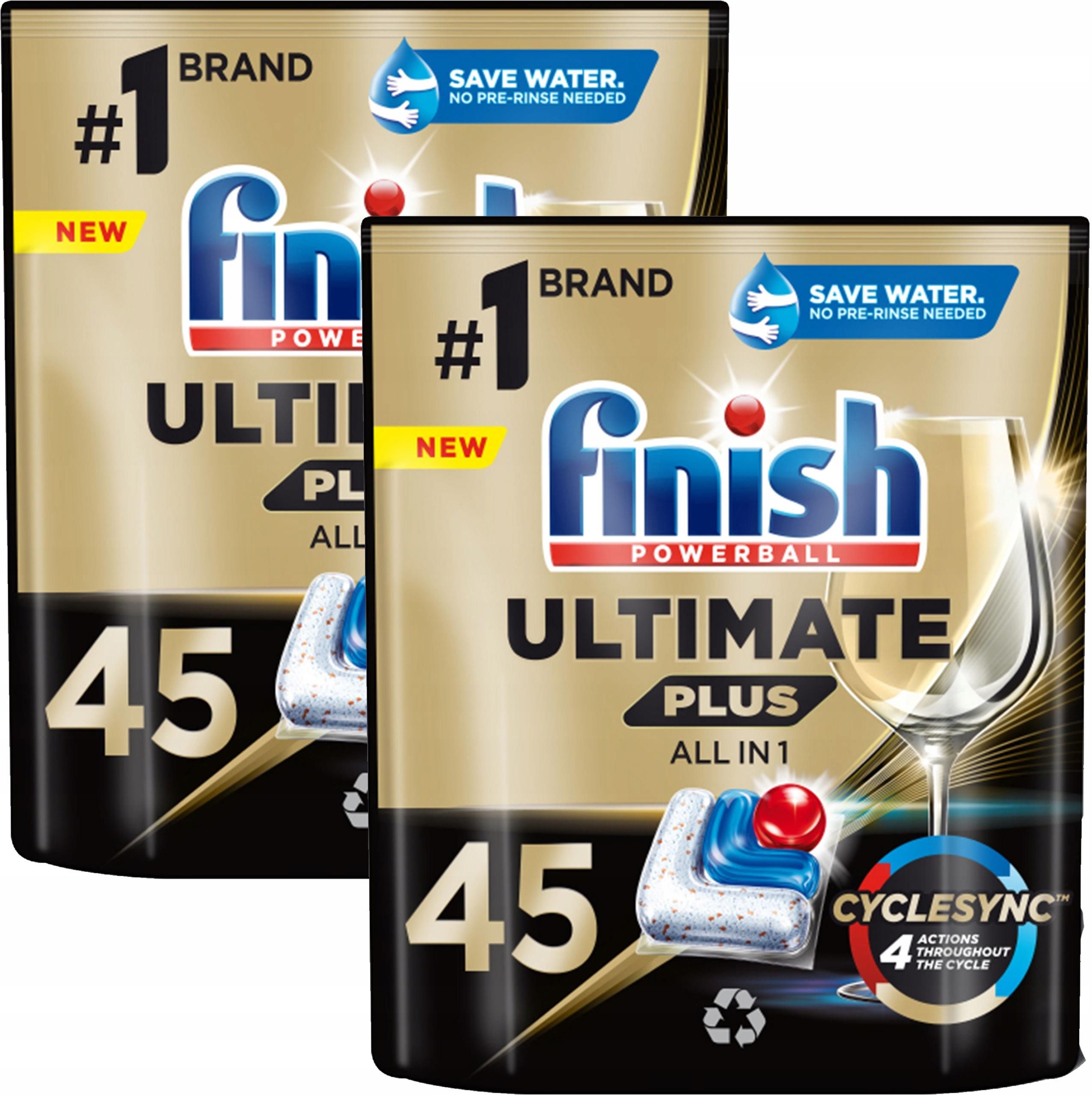 Finish Kapsulki Ultimate Plus 45 fresh x2 - Opinie i atrakcyjne ceny na ...