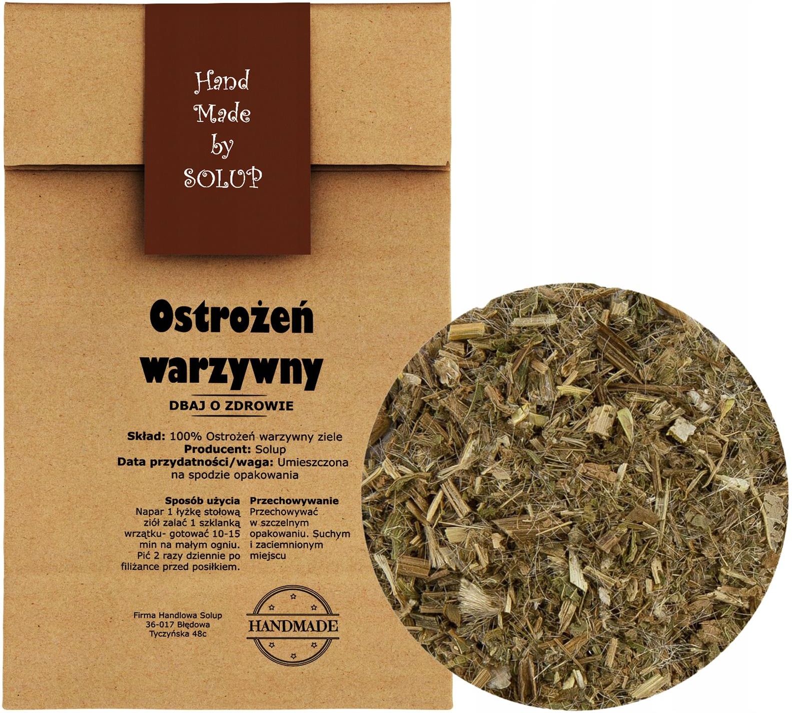Solup Ostrożeń Warzywny Ziele Suszony 200g - Opinie i ceny na Ceneo.pl