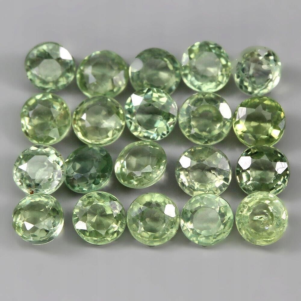 Szafiry zielone kamienie naturalne 4.47ct 20 sztuk - Ceny i opinie ...