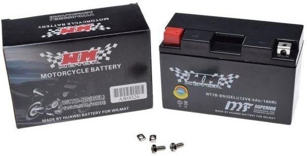 Wilmat Akumulator Żelowy Agm Wm Motor Wt7B-Bs 12V 6,5Ah Yt7B-Bs Ab0026 ...