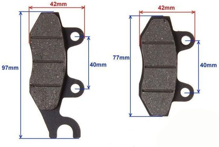 Części motocyklowe Wilmat Klocki Hamulcowe Zamiennik Dla Ebc Fa165 ...