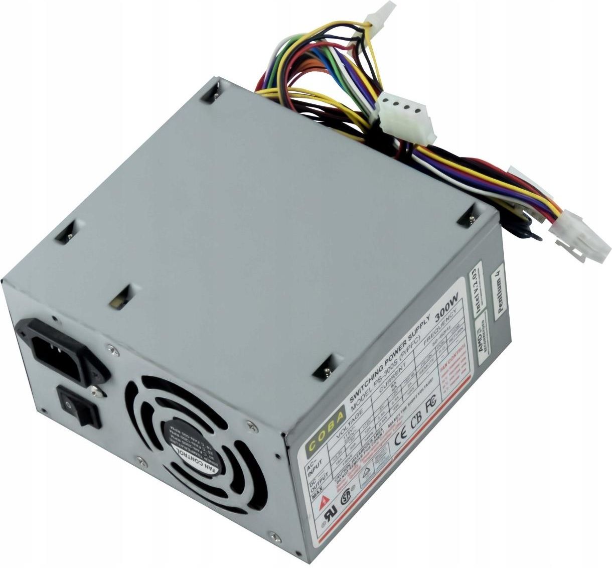 Zasilacz do obudowy serwerowej Coba Zasilacz Ps-300S 300 Wat Atx 20-Pin Aux Molex (PS300S ...